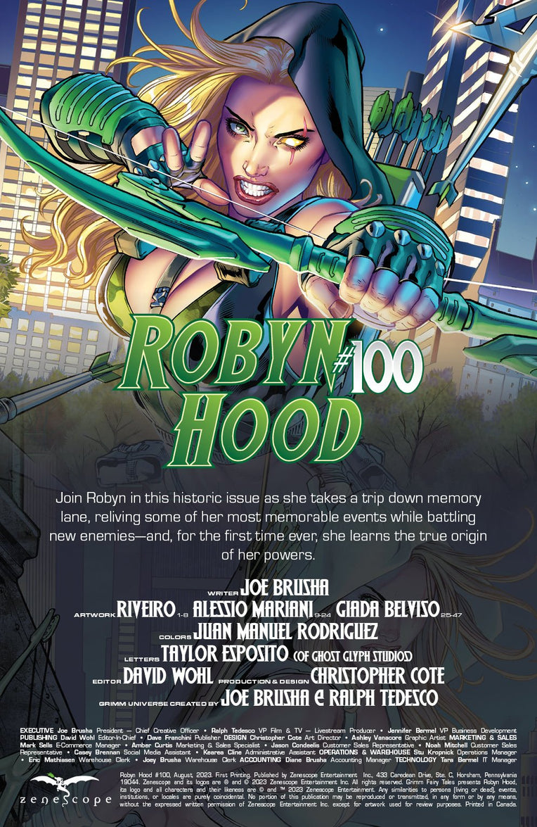 Robyn Hood #100 | Shop Zenescope – Zenescope Entertainment Inc